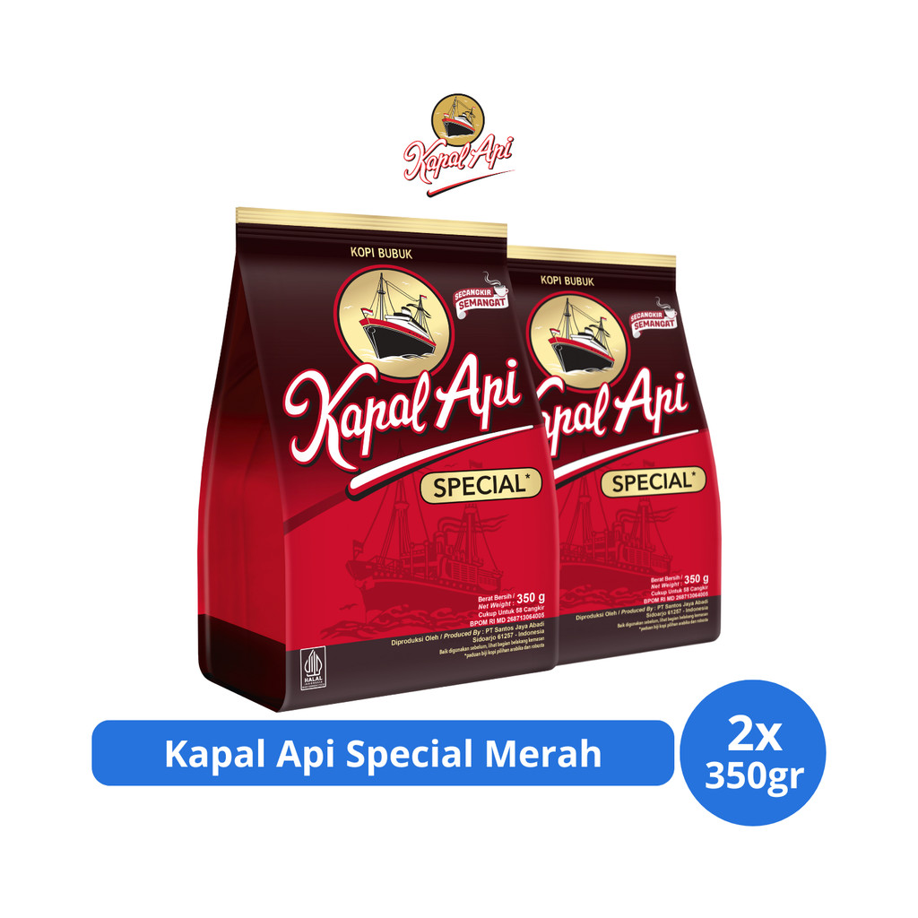 Jual Kapal Api Special Merah 350gr x 2 pcs | Shopee Indonesia