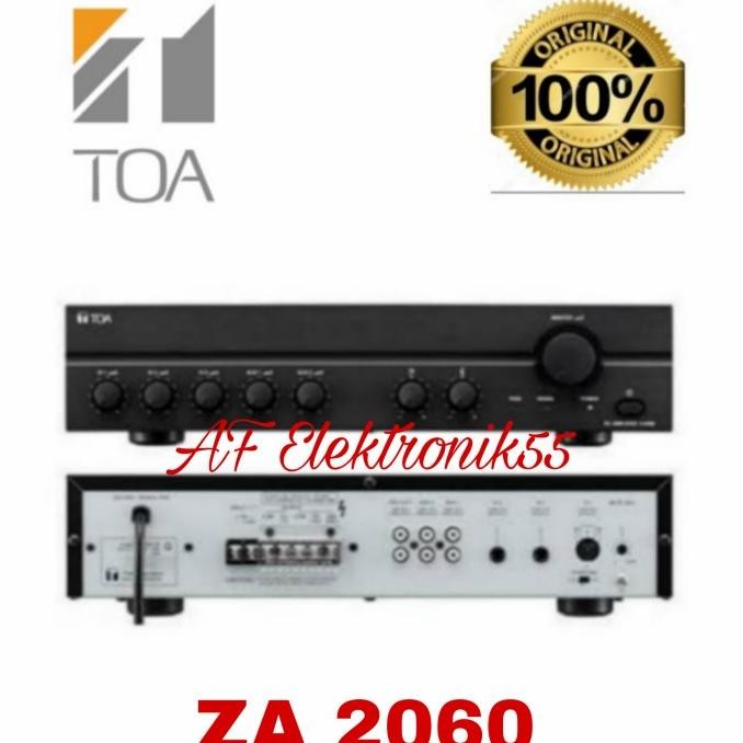 Jual TOA ZA2060 POWER AMPLIFIER MIXER 60 WATT ZA-2060 | Shopee Indonesia