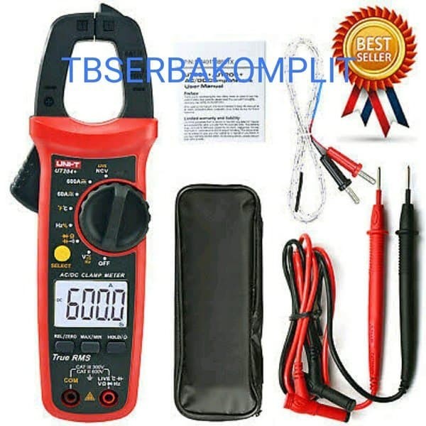 Jual Jual Uni-T Ut204 Plus Digital Clamp Meter Ac Dc 600A Ut-204 Tang Amper | Shopee Indonesia