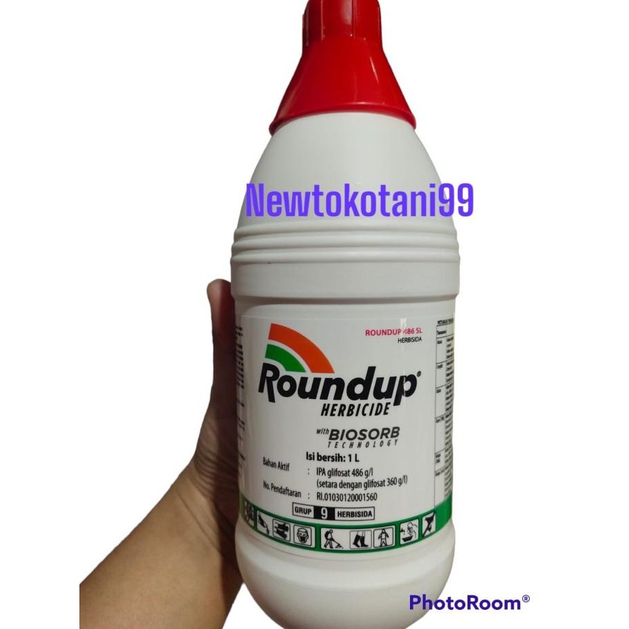 Jual herbisida ROUNDUP 1 liter racun rumput glifosat mati sampai ...