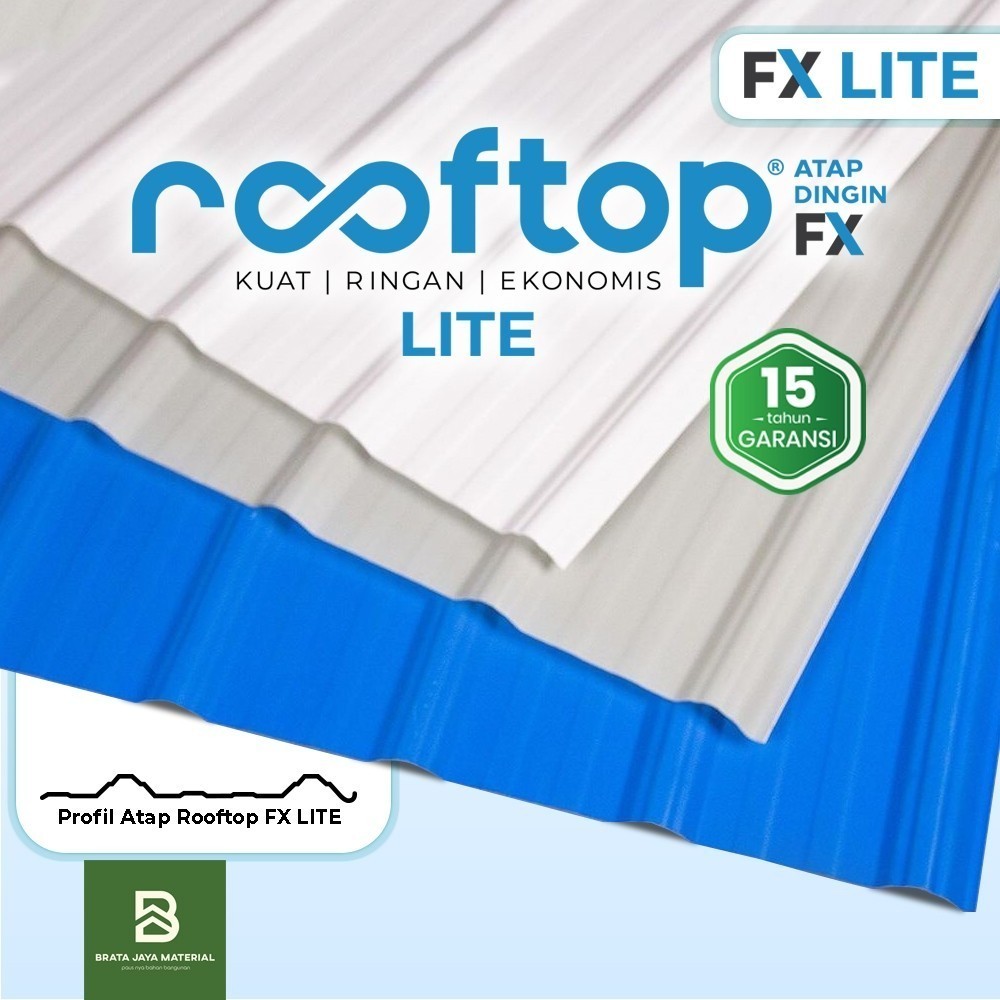 Jual Atap uPVC Rooftop FX Lite Formax Series Single 1 Layer Dingin ...