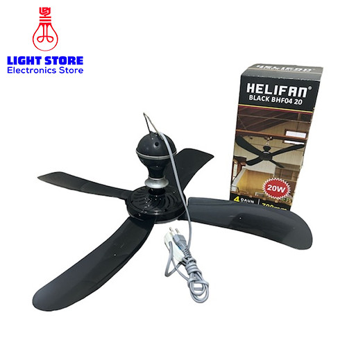 Jual HELIFAN BHF 04 20 BLACK Kipas Angin Gantung Plafon 20 Watt ...