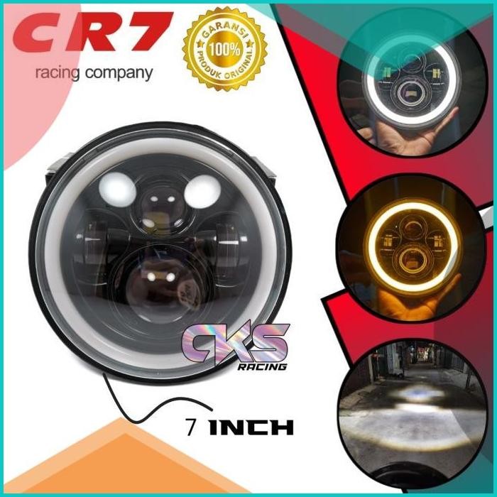 Jual Lampu Projector Led Daymaker Harley 7 inch Jepp 4 LED High Low ...