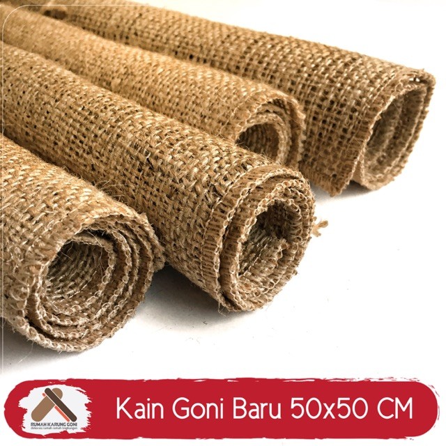 Jual Kain Goni 50x50 CM - Karung Goni Baru Backdrop - Table Runner ...