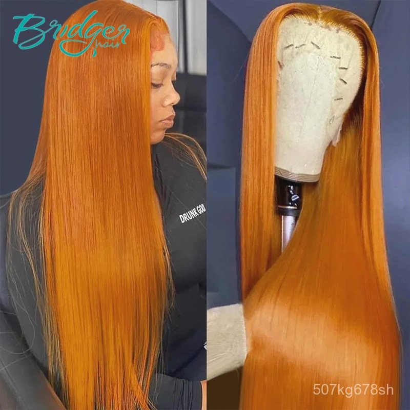 Jual 13*4 Lace Head Wrap Real Human Hair Color #350 Human Hair Lace ...