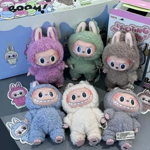 Jual Pop Mart LABUBU Blind Box LABUBU Sealed Exciting Macaron Pop Mart ...