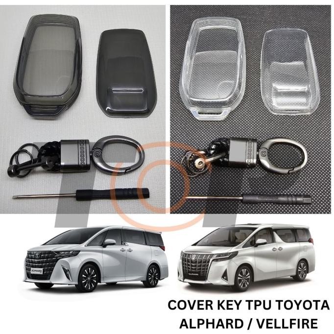Jual Cover Key Tpu Toyota Alphard Vellfire Case Sarung Casing Remote ...