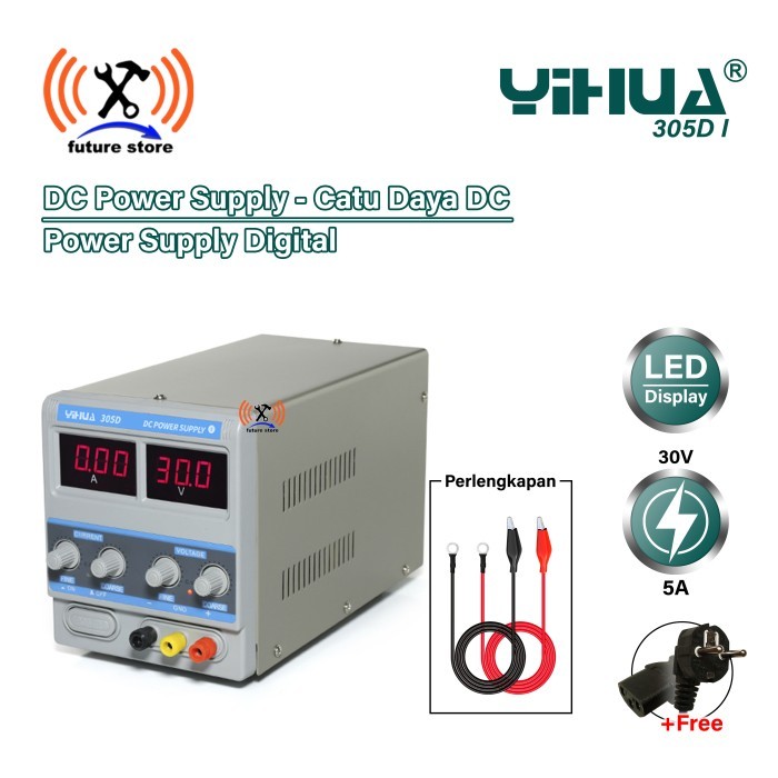 Jual YIHUA 305D-I DC Power Supply - Power Suplay - Catu Daya 5 Ampere ...