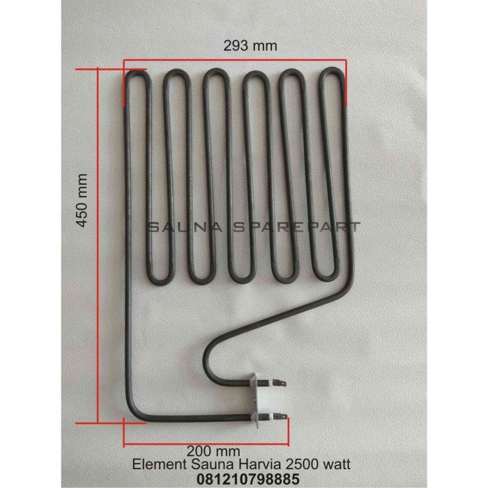 Jual Ready Element heater mesin sauna 2500 watt miring merk HARVIA ...