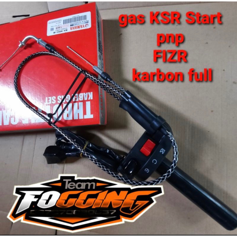 Jual Gas spontan Fizr Gas spontan F1ZR KSR kabel karbon | Shopee Indonesia