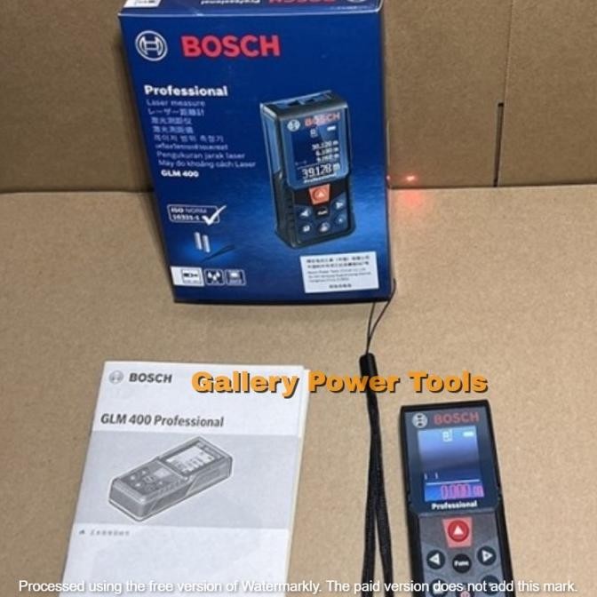 Jual Meteran Laser Digital Bosch GLM 400 Laser Rangefinder 40 Meter ...