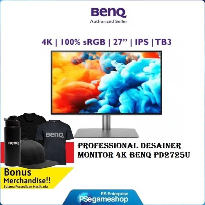 Jual PROMO BENQ PD2725U 27 IPS TB3 PROFESSIONAL DESAINER MONITOR MONITOR 4K | Shopee Indonesia