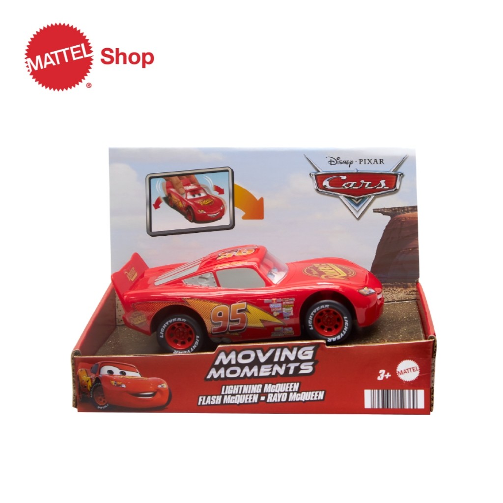 Jual Disney and Pixar Cars Moving Moments Lightning McQueen - Mainan ...