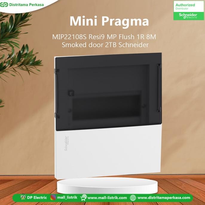 Jual Schneider MCB Box Mini Pragma 1x8 Module Smoked - MIP22108S | Shopee Indonesia