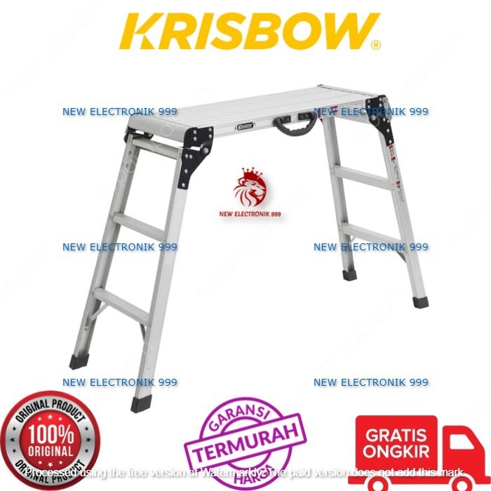 Jual KRISBOW LADDER ALU PLATFORM DAX-8 10228624 | Shopee Indonesia