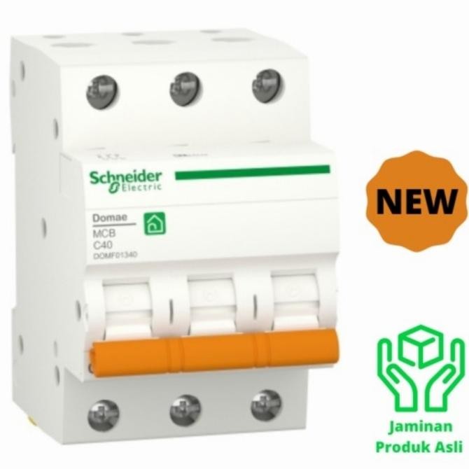 Jual MCB Schneider 3 Phase 40 Ampere / MCB 3P 40A Schneider / MCB 3 P 40 A | Shopee Indonesia