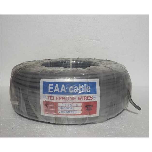 Jual Kabel Telfon Telpon Telepon isi 6 EAA Telephone Wires | Shopee ...