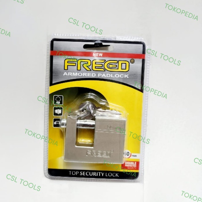 Jual Best Quality Gembok Kotak Gudang Freed 60 Mm - Gembok Panser - Gembok Gudang 60Mm | Shopee ...