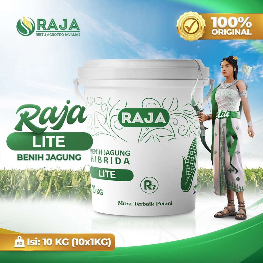 Jual Benih Jagung Raja R7 Lite - 10kg Kemasan Pail/Ember | Shopee Indonesia