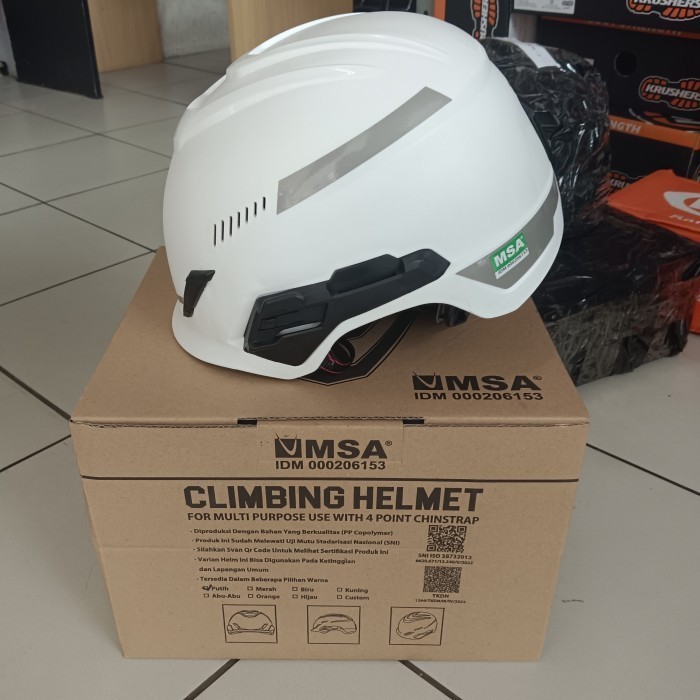 Jual Helm Safety Climbing Msa V-Guard H1 Original Sni / Helm Climbing ...