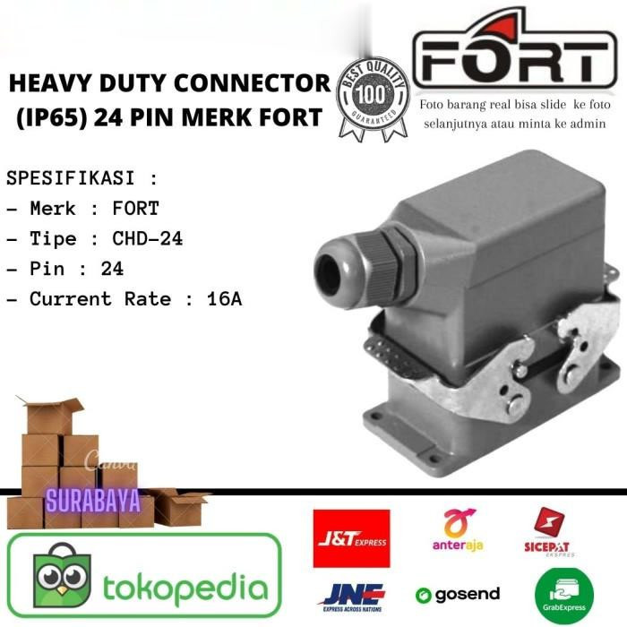 Jual %$%$%$%$] FORT Plug & Socket Heavy Duty Connector Type CHD-24 24 ...