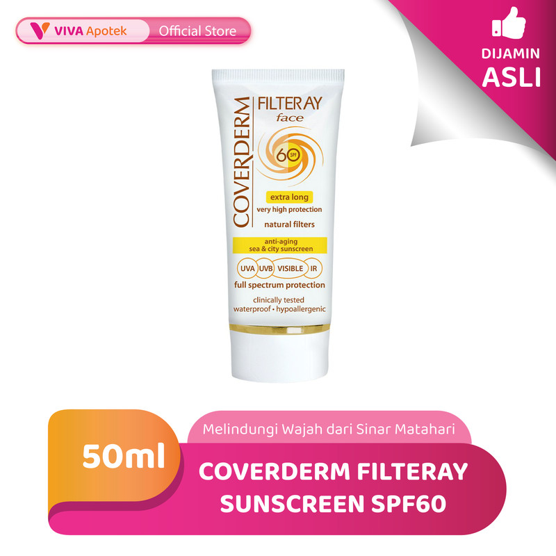 Jual Coverderm Filteray Sunscreen SPF60 (50 ml) | Shopee Indonesia