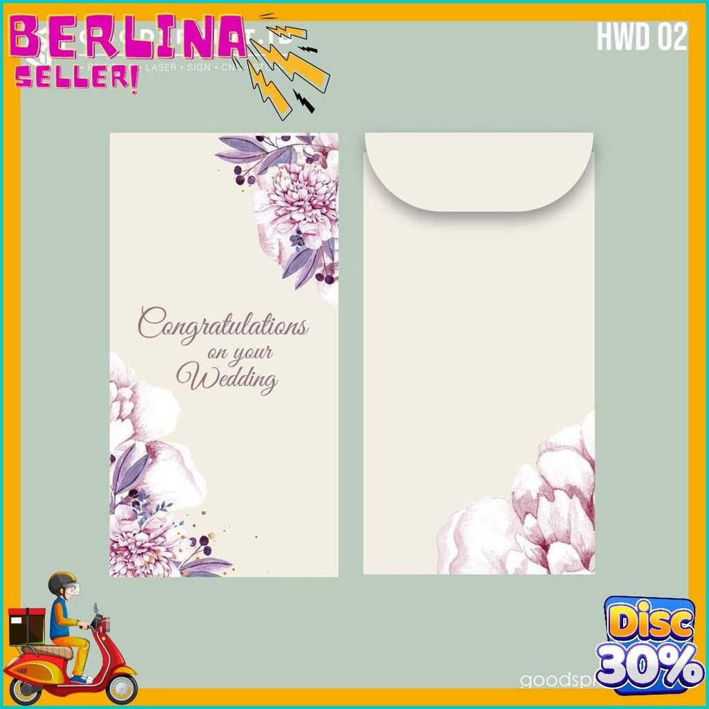 Jual Amplop Wedding Angpao Pernikahan Amplop Hadiah Nikah Wedding Gift ...