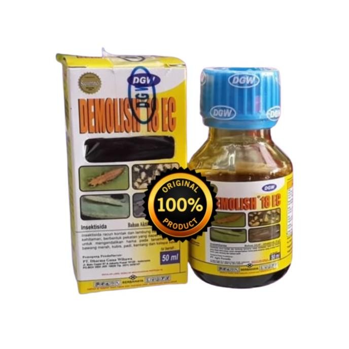 Jual Demolish 18Ec Insektisida Racun-Obat Hama Tanaman Demolis 18 Ec 50 ...