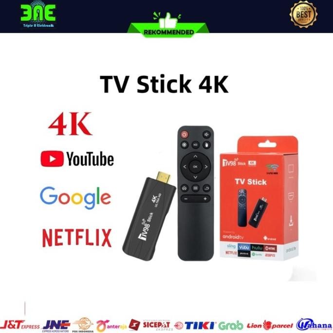 Jual ATV TV98 Android TV Stick Smart TV HDMI Dongle Digital Android 4K Ultra HD Wifi HDMI USB ...