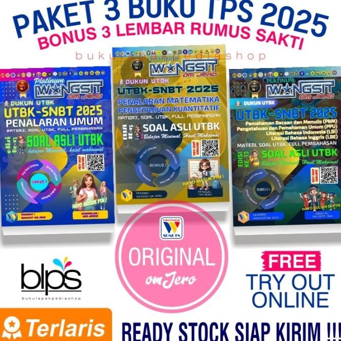Jual Buku Wangsit Om Jero Utbk Snbt 2025 / Paket Tps 2025 | | Shopee Indonesia