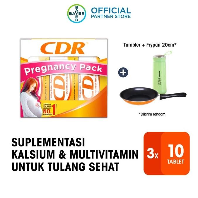 Jual pregnancy pack [cdr 10 tablet multivitamin kehamilan x 3 unit ...