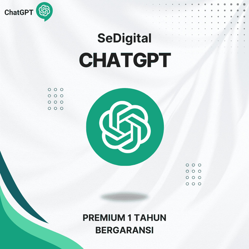 Jual ChatGPT 4 Plus Premium 1 Tahun Shared Cccount Original Resmi OpenAI | Shopee Indonesia