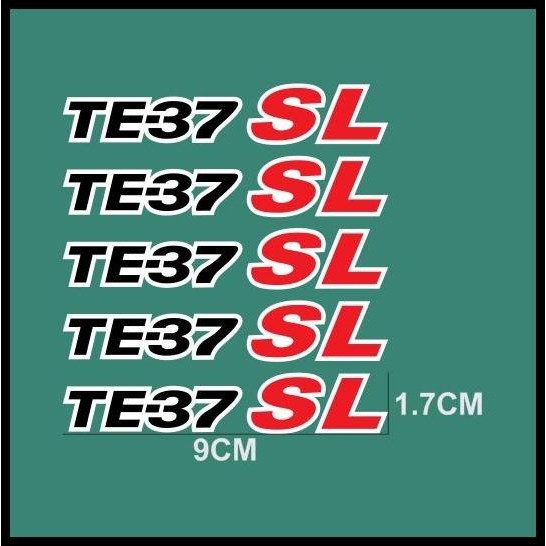 Jual TERBARU CUTTING STICKER VELG MOBIL TE 37 SL TE37SL STIKER VELK ...