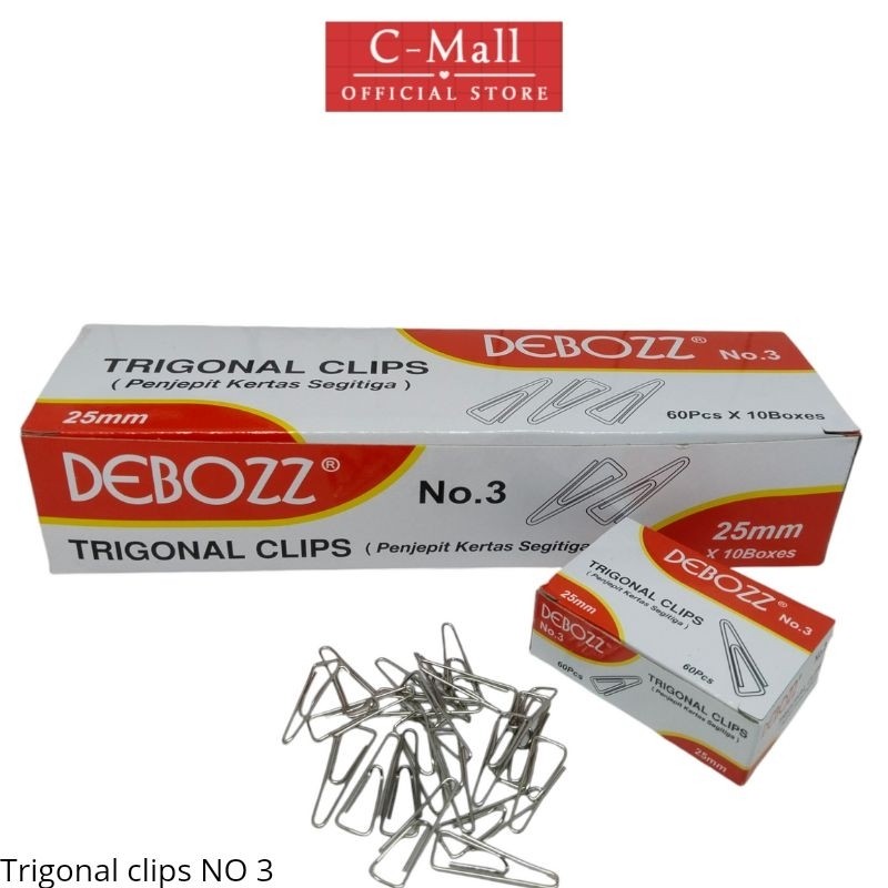 Jual KING ATK Debooz Trigonal clip / Trigonal clip / paper clip kertas ...