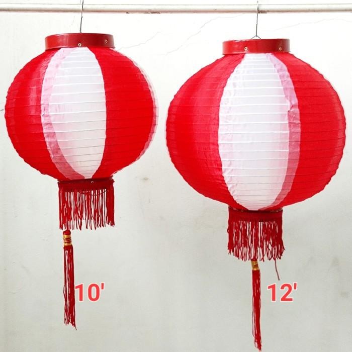 Jual Lampion Outdoor Anti Air Merah Putih Dekorasi 17 Agustus Murah ...