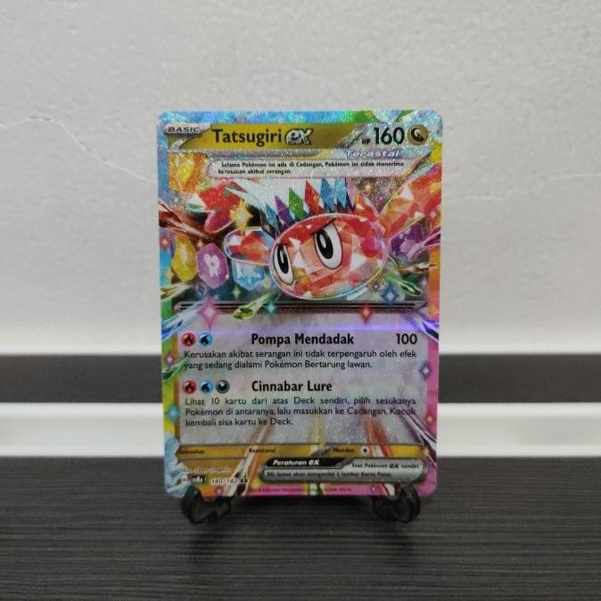Jual Pokemon TCG Indonesia Tatsugiri ex SV8s 140/182 RR | Shopee Indonesia