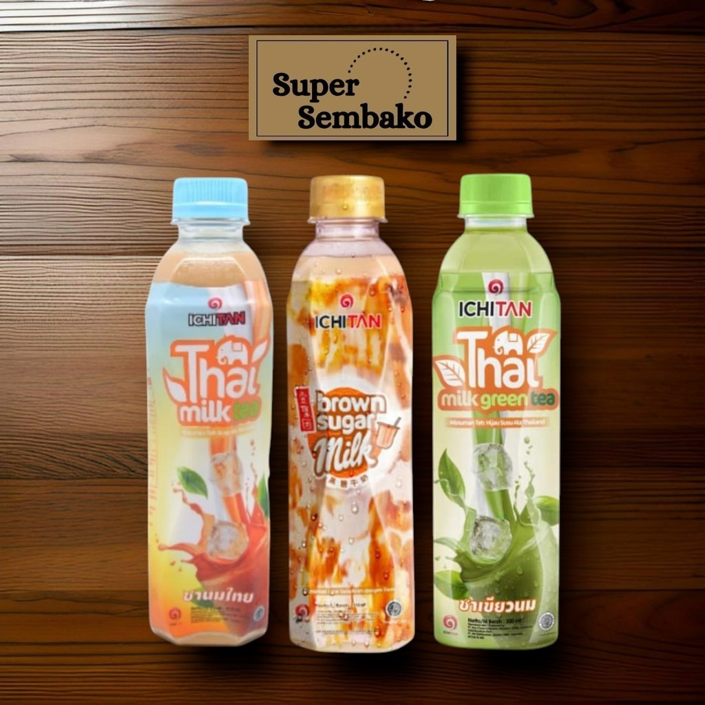 Jual MINUMAN MANIS TEH ICHITAN THAI MILK TEA / GREEN TEA / BROWN SUGAR MILK TEA 310ml | Shopee ...