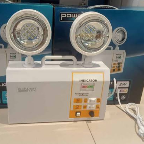 Jual LAMPU DARURAT OTOMATIS KRISBOW EMERGENCY LAMP LED 2 TWIN SPOT | Shopee Indonesia