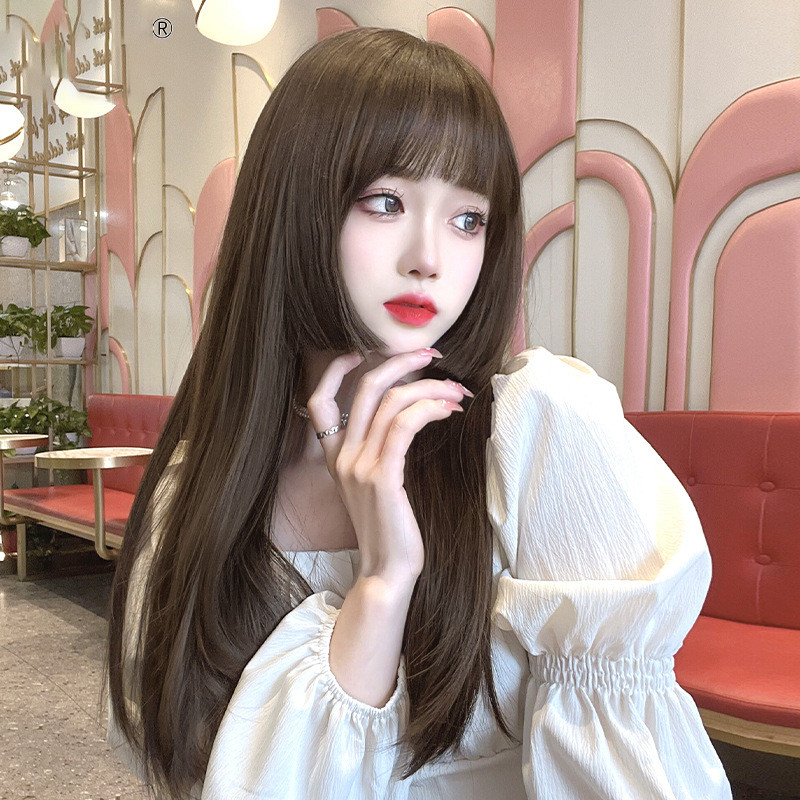 Jual Coney Wig Wanita Rambut Panjang, Wig Potongan Putri Rambut Manusia ...