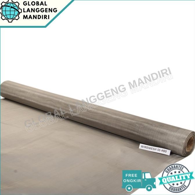Jual Promo WIRE MESH 80 STAINLESS (201) 1MX1M / WIREMESH #80 AIR FILTER ...