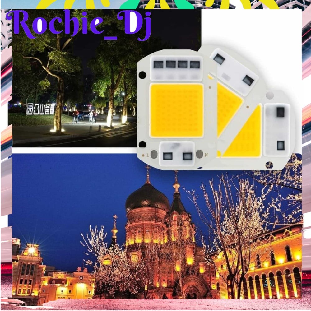 Jual TAFFLED SUIDE CHIP LED COB FLOODLIGHT SPOTLIGHT WARM WHITE 220V ...