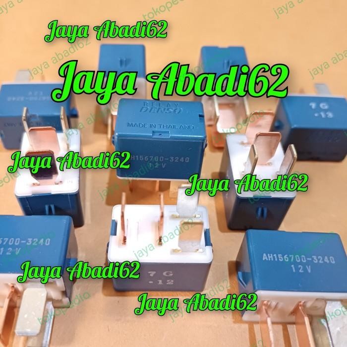 Jual Relay Biru Kaki 4 12V Original Asli DENSO AH156700-3240 Import ...