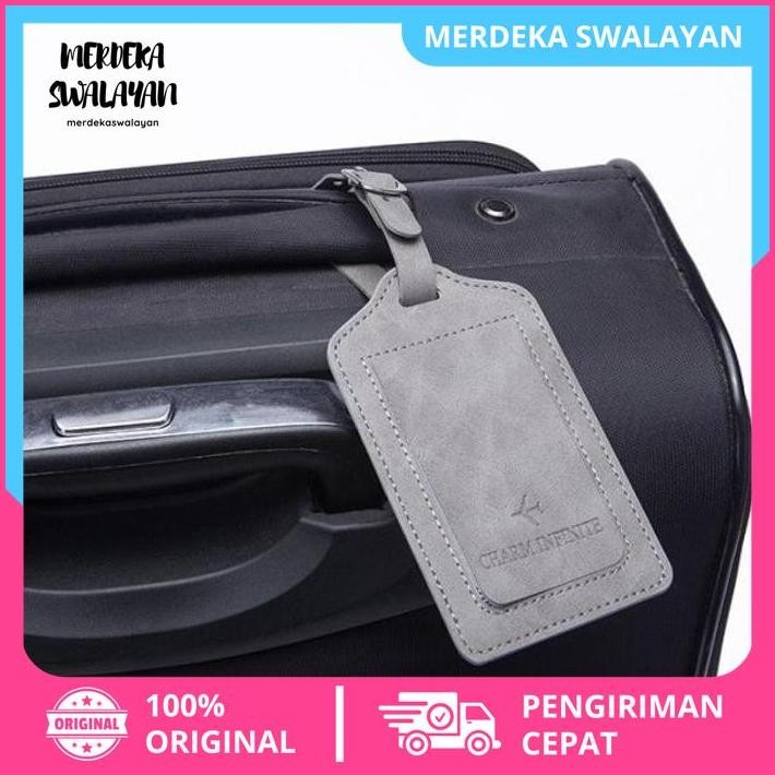 Jual LUGGAGE TAG LABEL PENANDA KOPER KULIT (KOPER JADI MUDAH DIKENAL) J ...