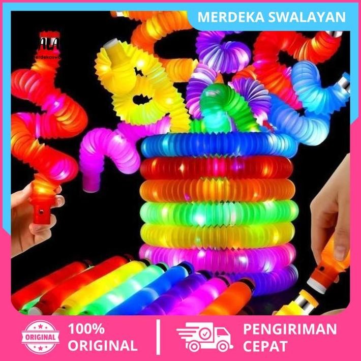 Jual MAINAN LIGHT UP POP TUBES POP PIPES LAMPU LED TUBE STICK J TERHITS ...