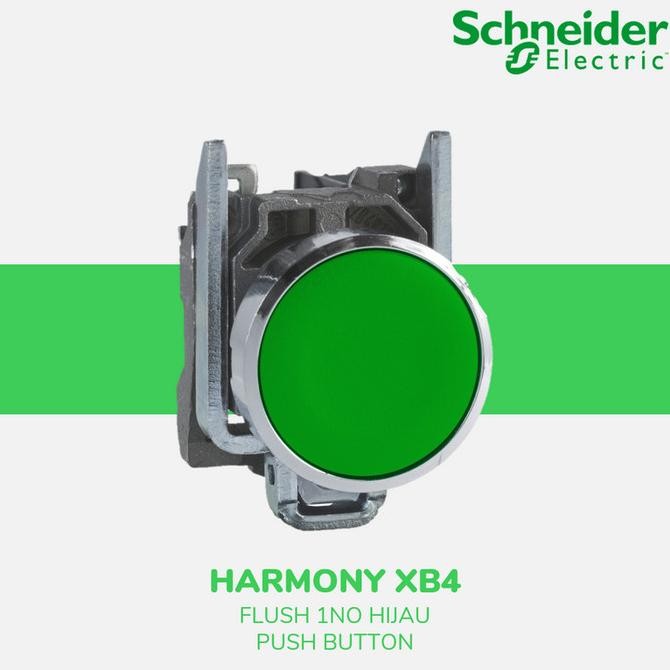Jual SCHNEIDER ELECTRIC XB4 PUSH BUTTON FLUSH 1NO HIJAU XB4BA31 ORIGINAL DAN TERPERCAYA | Shopee ...