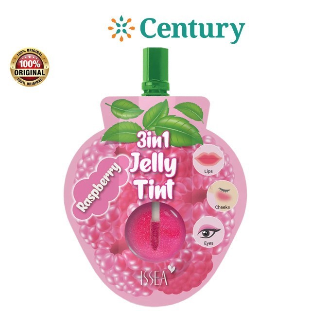 Jual ISSEA 3IN1 JELLY TINT RASPBERRY 3ML / LIP COLOR * LIP CARE / LIP ...