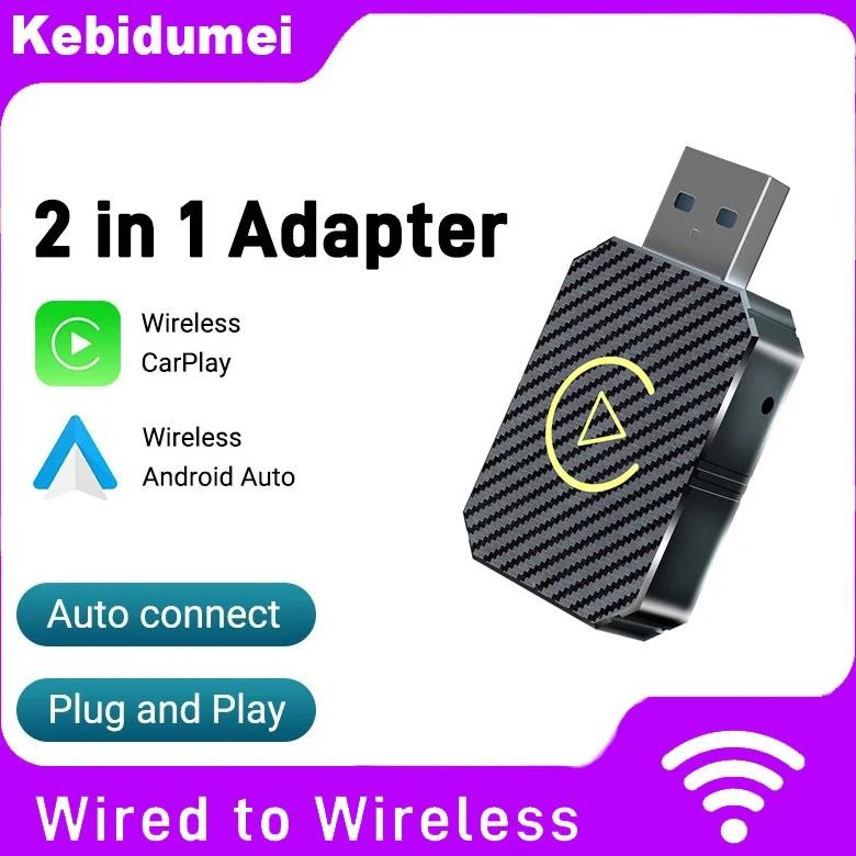 Jual NEW 2 IN 1 CARPLAY & ANDROID AUTO SMART DONGLE 5G WIFI FAST ...