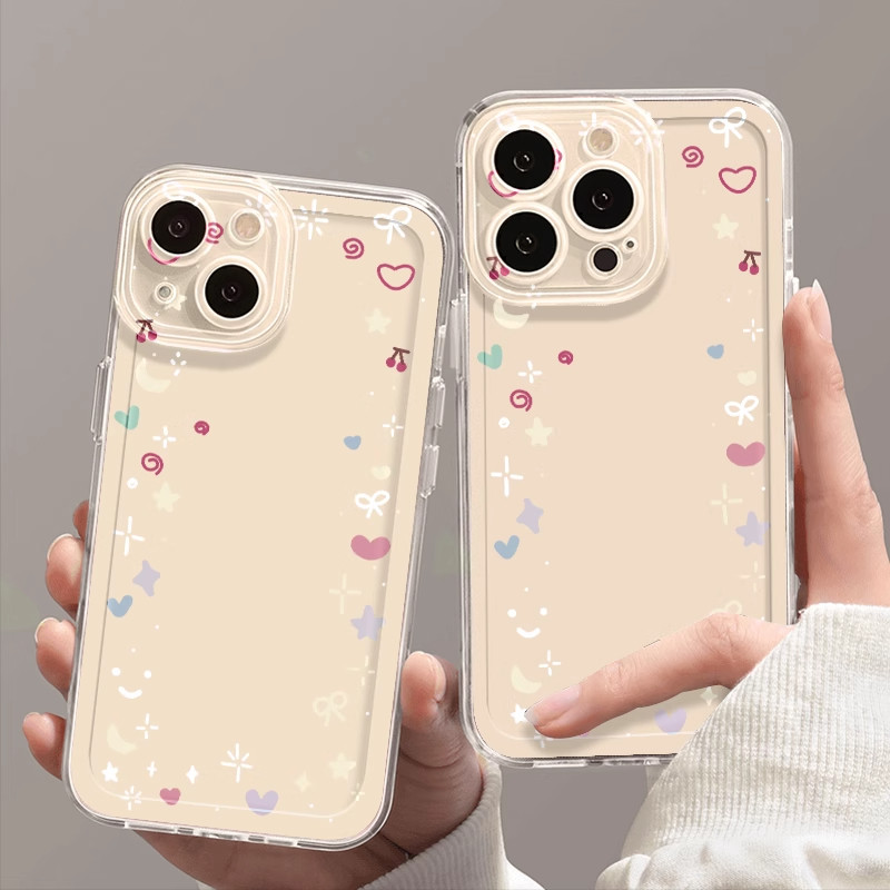 Jual Simple Clear Busur Cinta Lucu Soft Case Hp Oppo A3X A3 A5x A5i C75 ...