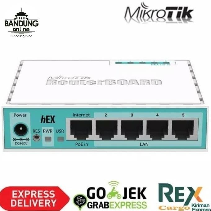 Jual Mikrotik RouterBoard RB750Gr3 hEX 5 Port Gigabit | Shopee Indonesia