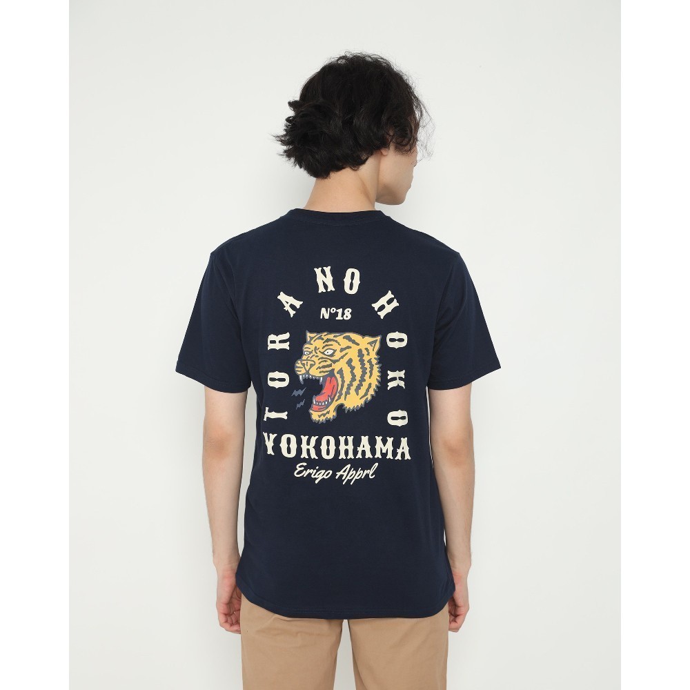 Jual Erigo T-Shirt Hoko Navy Unisex | Shopee Indonesia